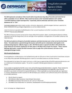 DEA Instruction Letter v1 - Customs Broker, Freight Forwarding & Trade ...